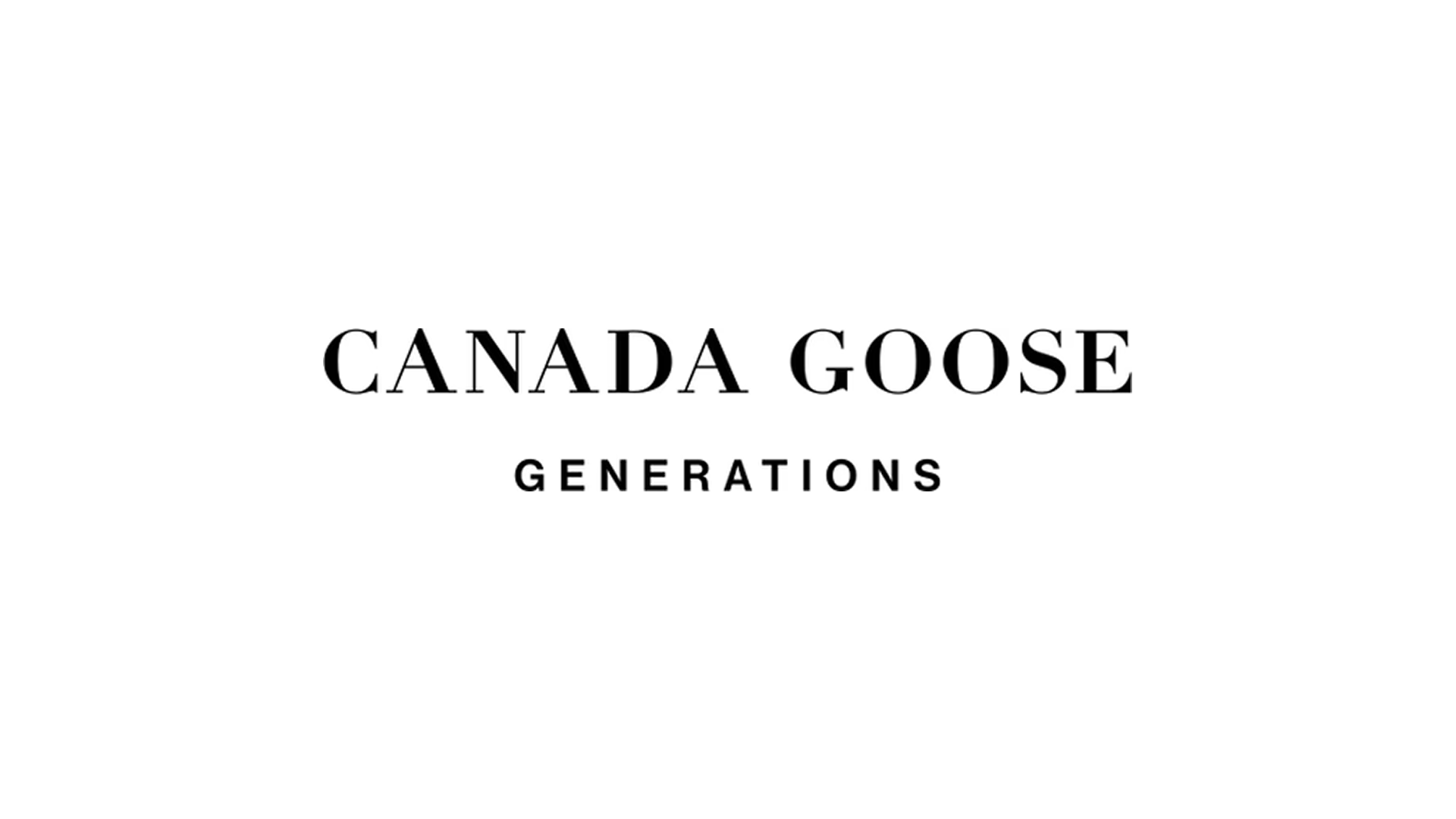 CANADA GOOSE Generations 公式サイト